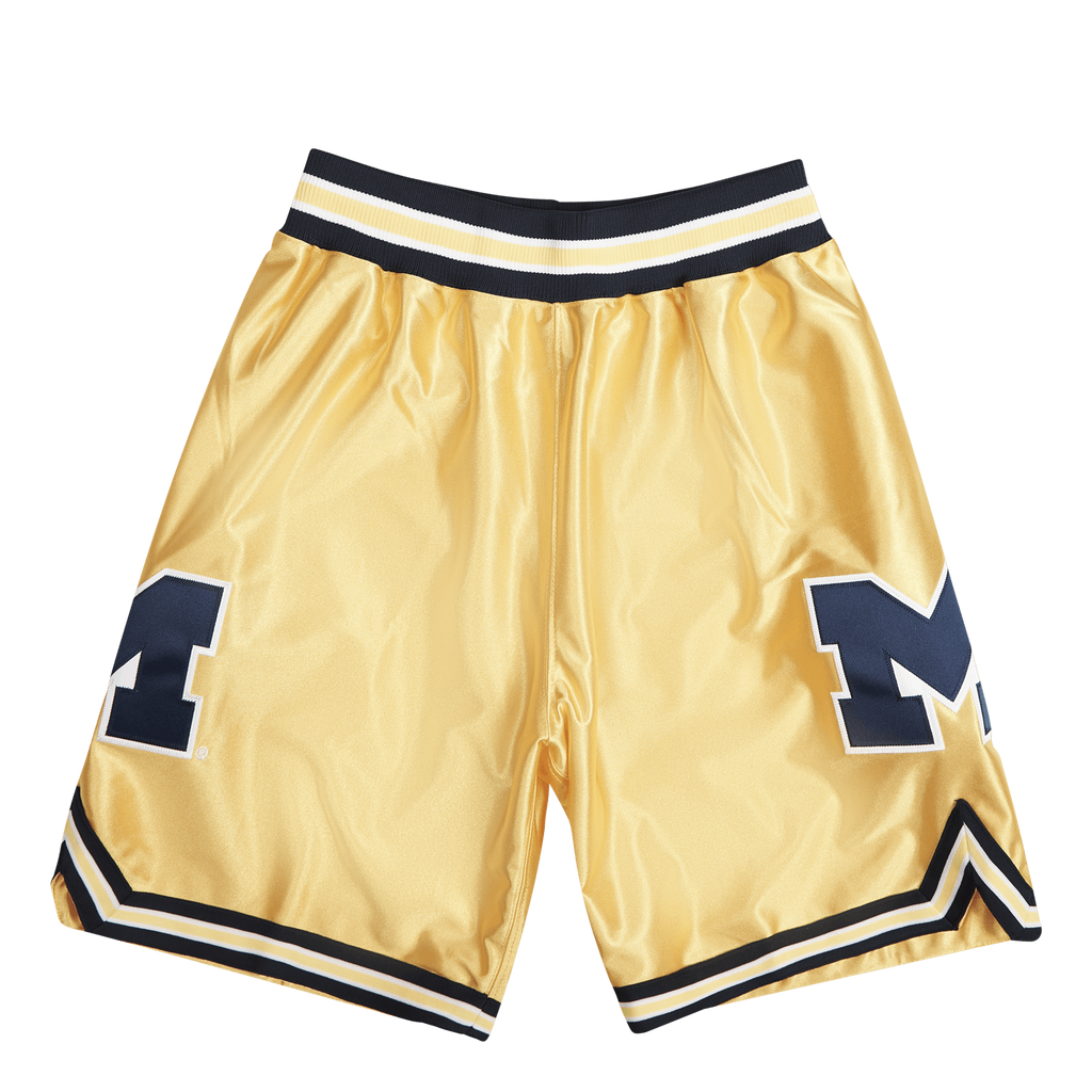 Michigan Maize Shorts -91 from Mitchell & Ness – Stayhard.com