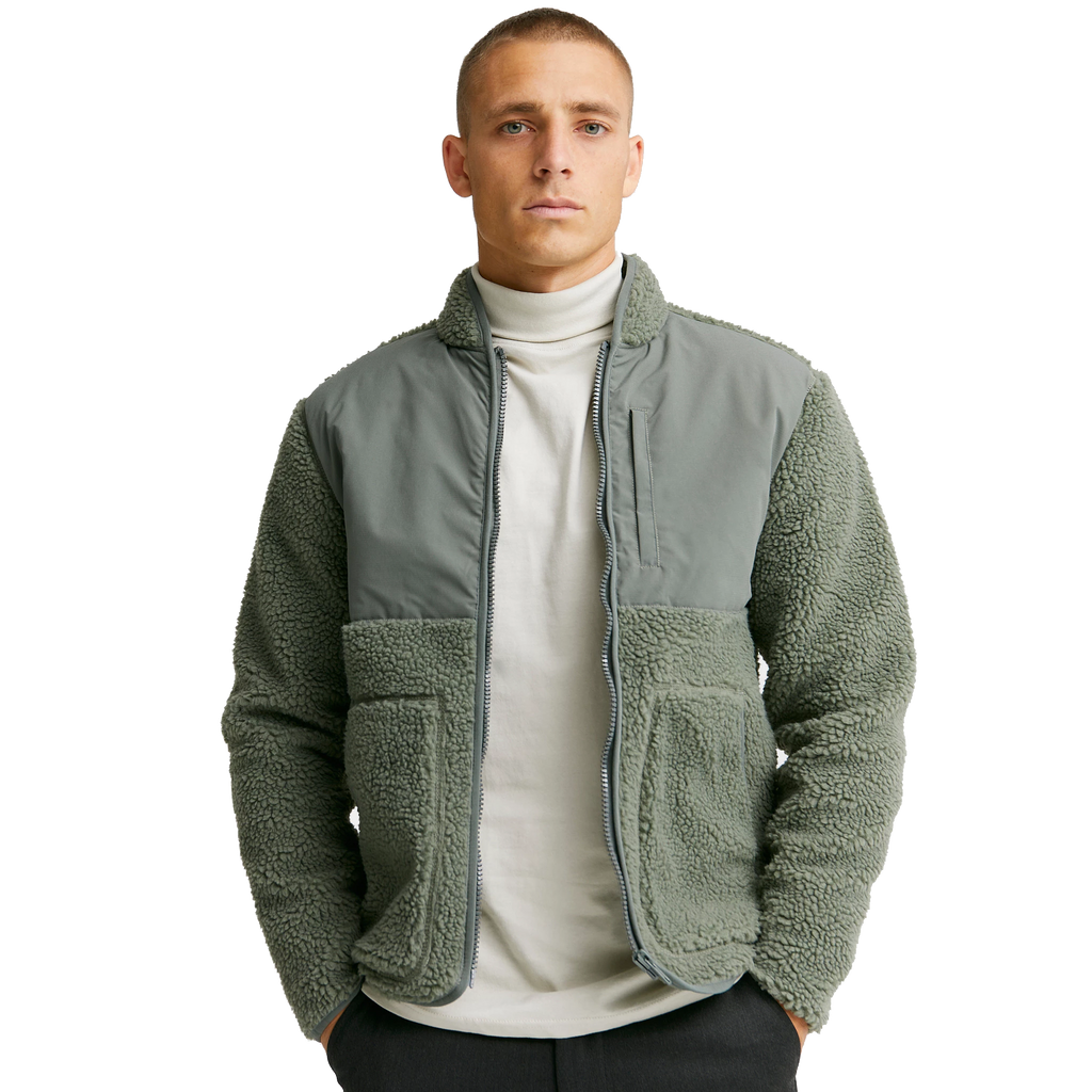 Studio Total Studio Total Recycled Pile Jacket Forest – Stayhard.com