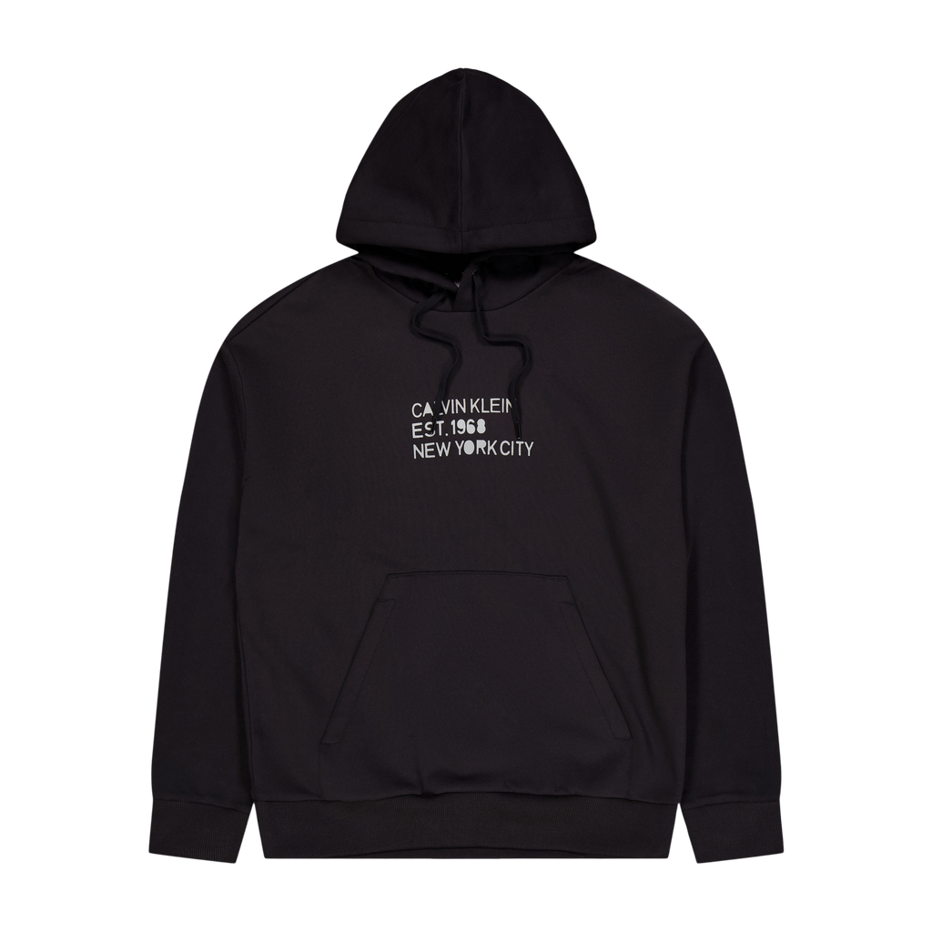 Calvin Klein Mixed Print Stencil Logo Hoodi Beh – Stayhard.com