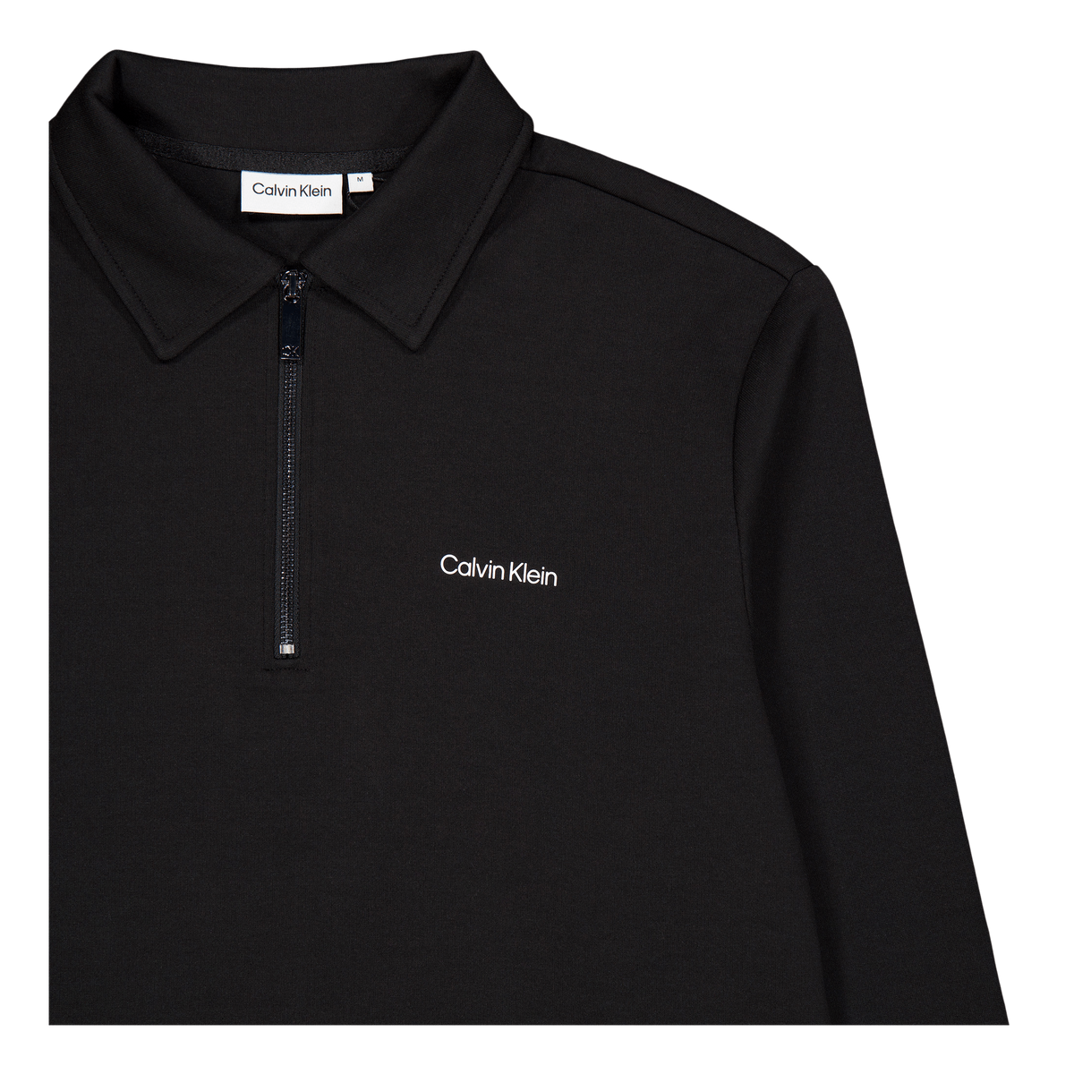 Calvin Klein Micro Logo Repreve Half Zip Beh Ck Black Calvin Klein