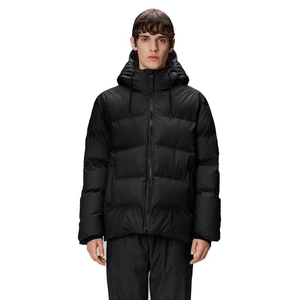Rains Alta Puffer Jacket W3t3 01 Black – Stayhard.com