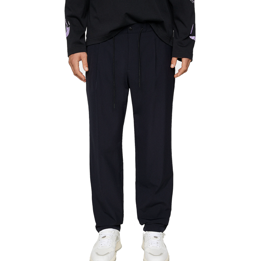 Jin Ds Pleated Pants Jl Navy from J.Lindeberg – Stayhard.com