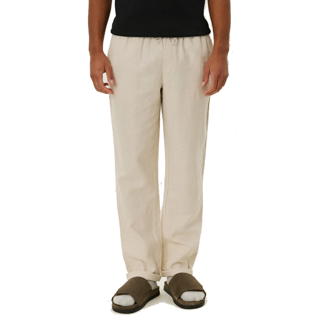 Patrick Linen Pants Light Sand from Les Deux – Stayhard.com