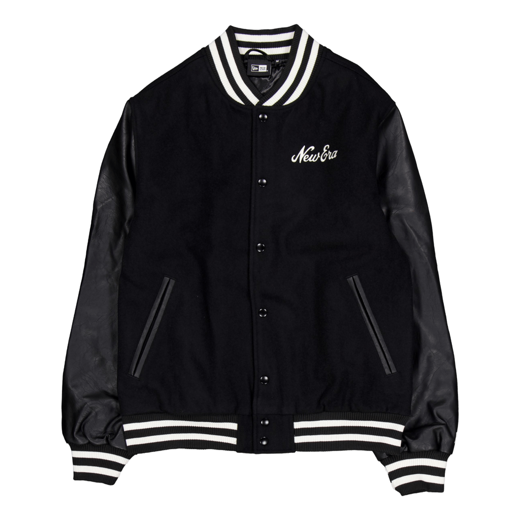 Ne Varsity Jacket Newera Blkwhi from New Era – Stayhard.com