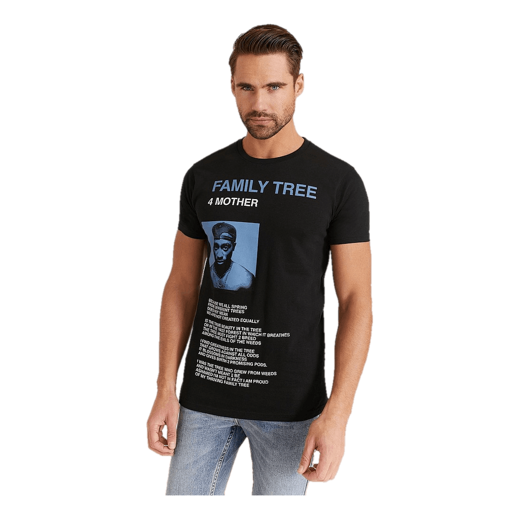 Rock Off Tupac Tee Family Tree – Stayhard.com